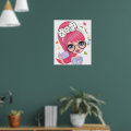 Girl Cartoon Poster | Zazzle