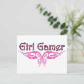Girl Gamer Postcard | Zazzle