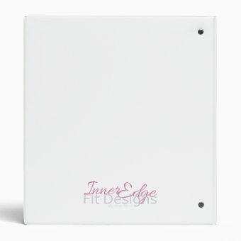 Girl Lifting Workout Binder | Zazzle