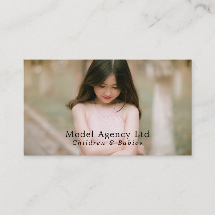 Girl Model, Fashion/Designer, Model/Agency Business Card | Zazzle.com
