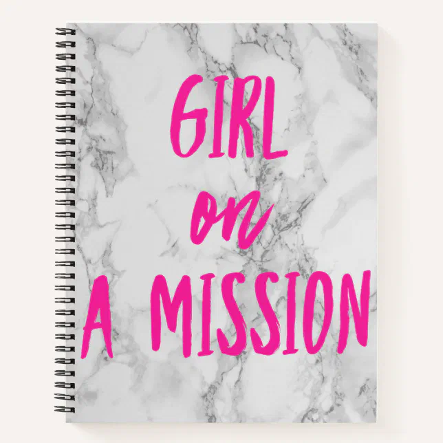 Girl On A Mission Journal | Zazzle