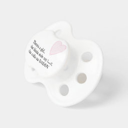 Girl Pacifier Baby Pacifier Daddy Quote | Zazzle