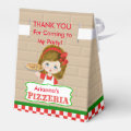 Girl Pizza Party Favor Box | Zazzle