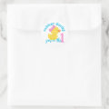 Girl Rubber Ducky You're the One Birthday Stickers | Zazzle