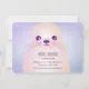 Girl’s Lilac Seal Birthday Party Invitation | Zazzle