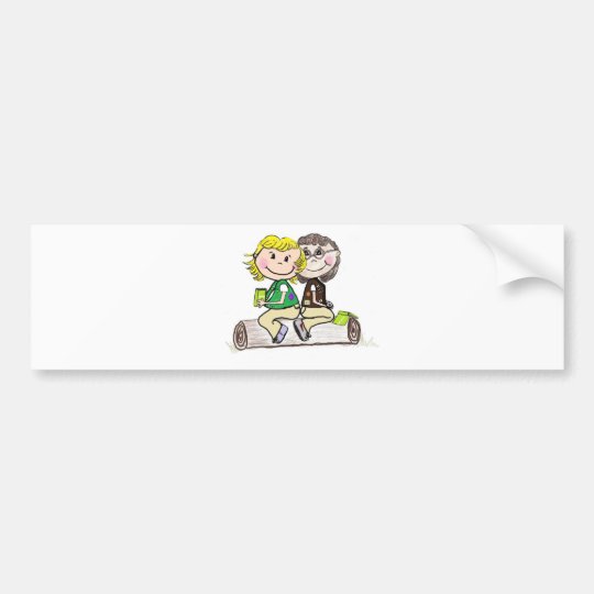 Girl Scout Junior Brownie Outdoors Bumper Sticker | Zazzle.com