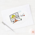 Girl Soccer Goal Keeper Stickers | Zazzle