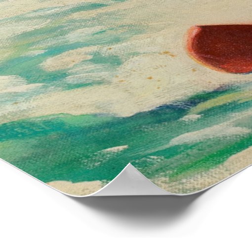 Girl Water Skiing Pin Up Art Poster | Zazzle