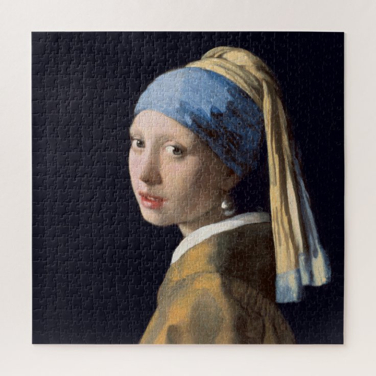 Girl With a Pearl Earring Jigsaw Puzzle | Zazzle