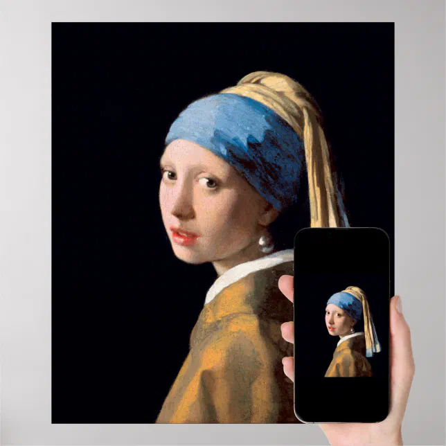 Girl with a Pearl Earring Poster | Zazzle