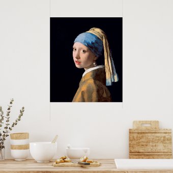 Girl with a Pearl Earring Poster | Zazzle