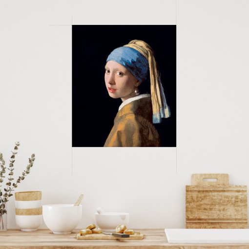 Girl with a Pearl Earring Poster | Zazzle