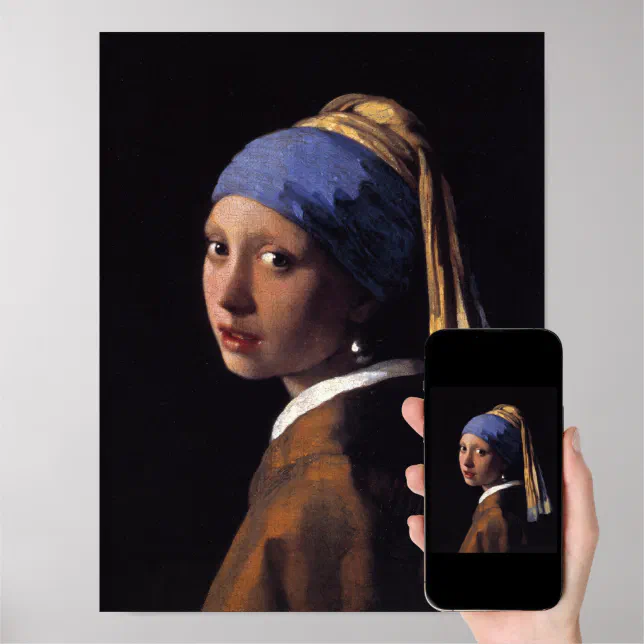 Girl with a Pearl Earring Poster | Zazzle