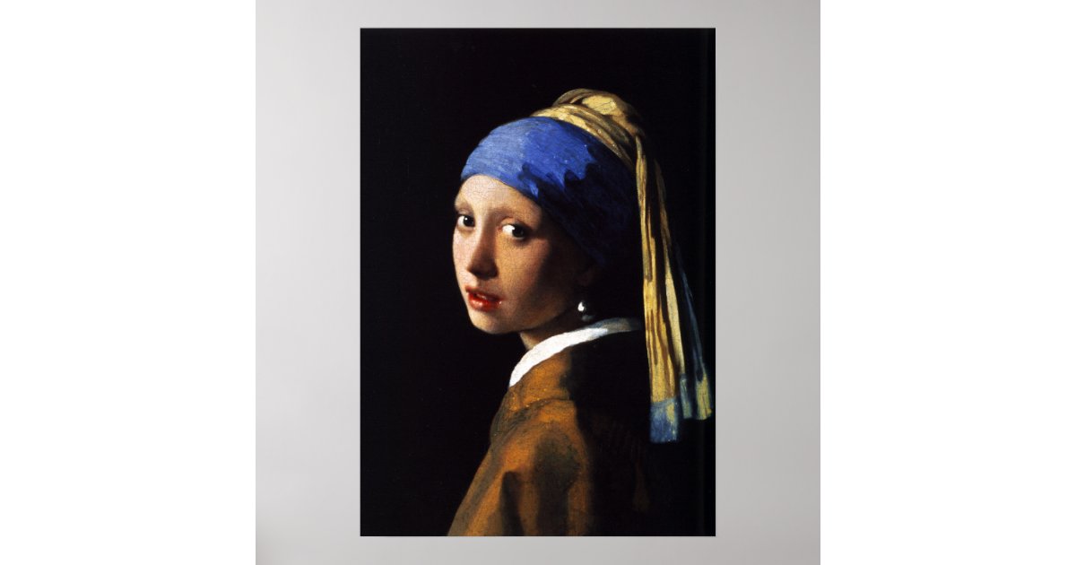 Girl with a Pearl Earring Poster | Zazzle