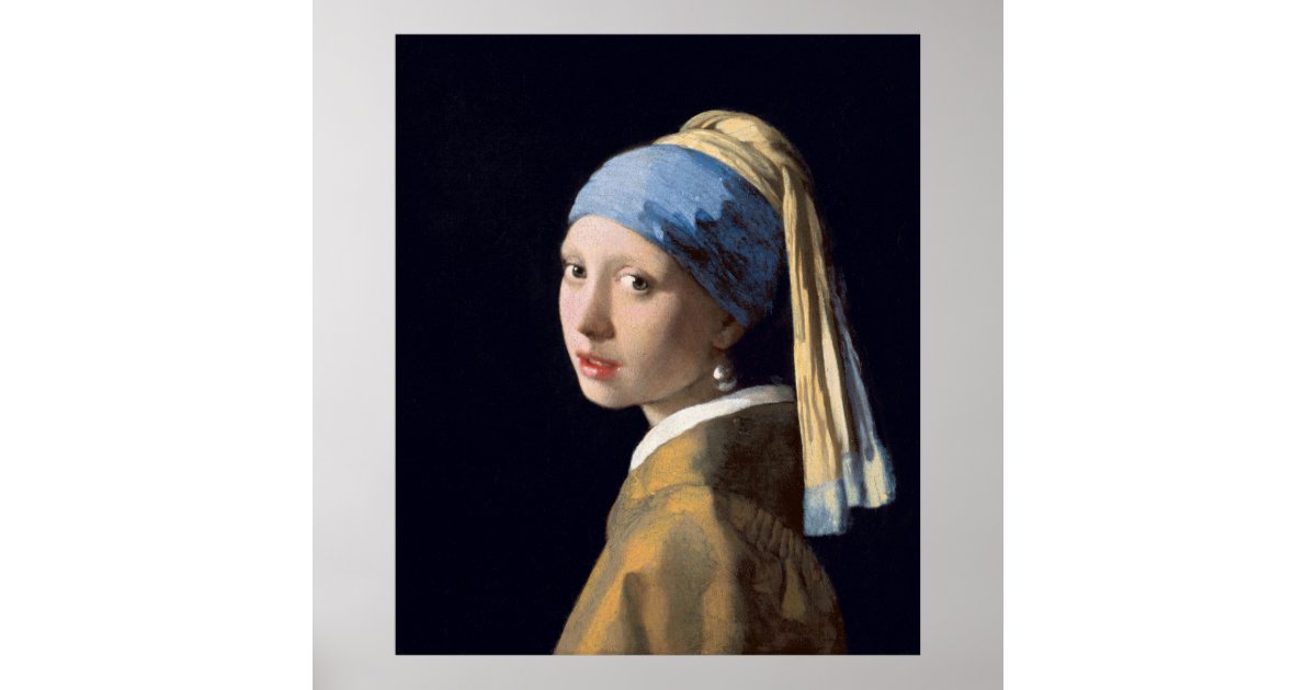 Girl With a Pearl Earring Poster | Zazzle