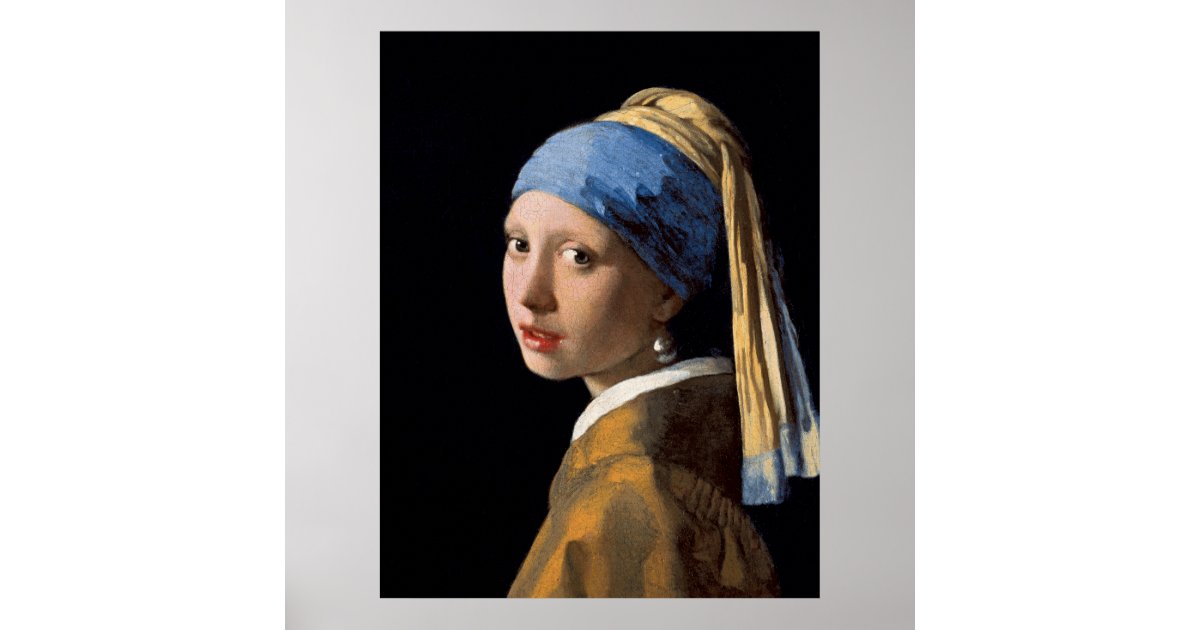 Girl with a Pearl Earring Poster | Zazzle