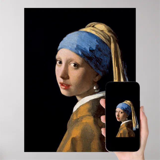 Girl with a Pearl Earring Poster | Zazzle