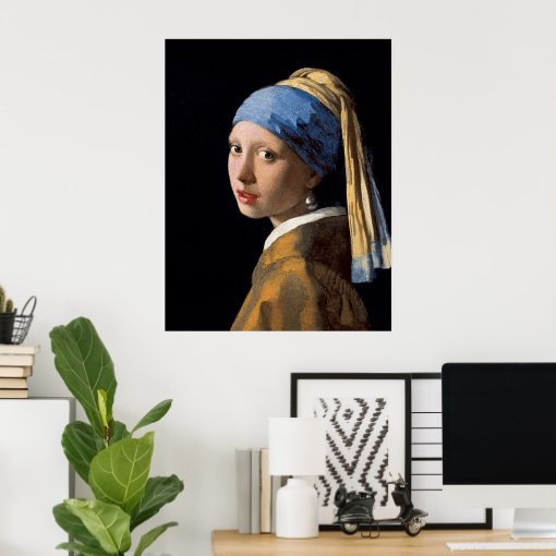 Girl with a Pearl Earring Poster | Zazzle