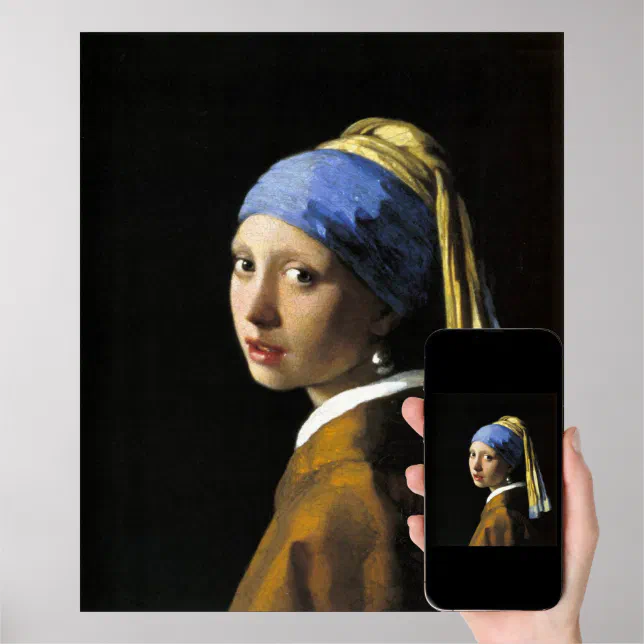 Girl With a Pearl Earring Poster | Zazzle