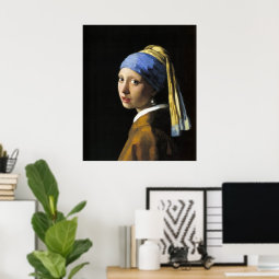Girl With a Pearl Earring Poster | Zazzle