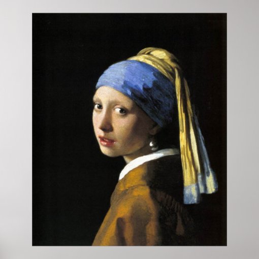 Girl With a Pearl Earring Poster | Zazzle
