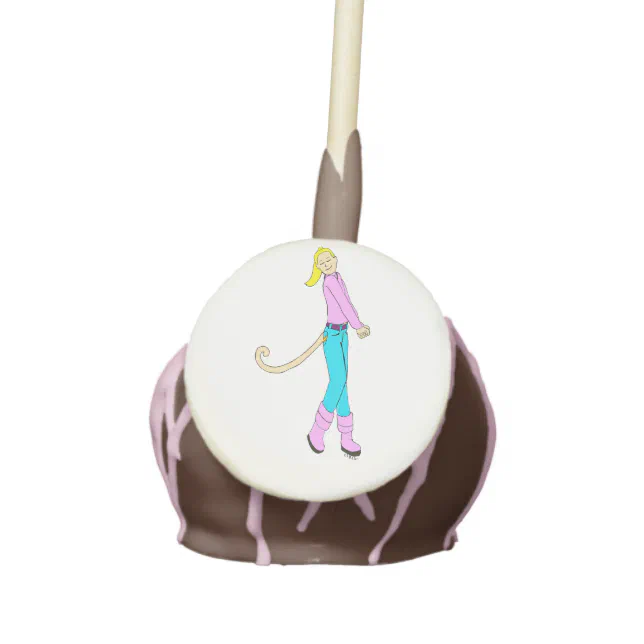 girl with a tail cake pops | Zazzle