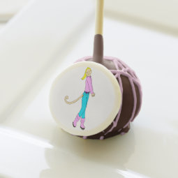 girl with a tail cake pops | Zazzle