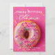 Girlfriend Boyfriend Donut Doughnut Birthday Card | Zazzle