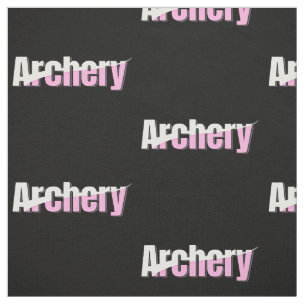 Funny Archery Fabric | Zazzle