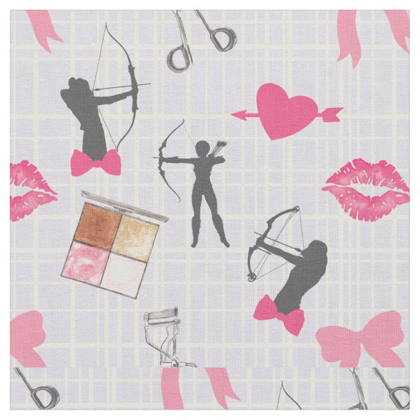 Funny Archery Fabric | Zazzle