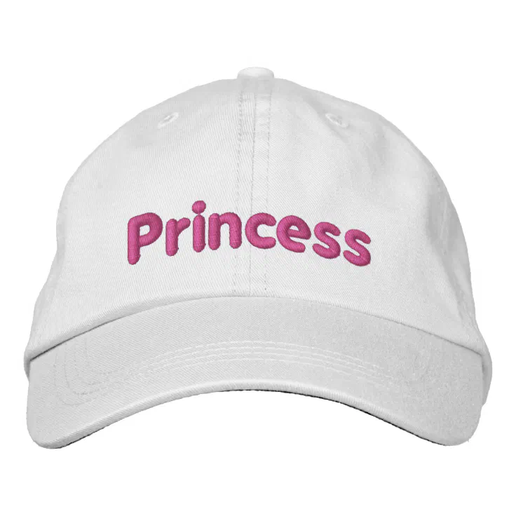 Girl's Baseball cap "Princess hat" girly hat | Zazzle