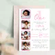 Girls Birthday Invitation With Photo Collage Image | Zazzle