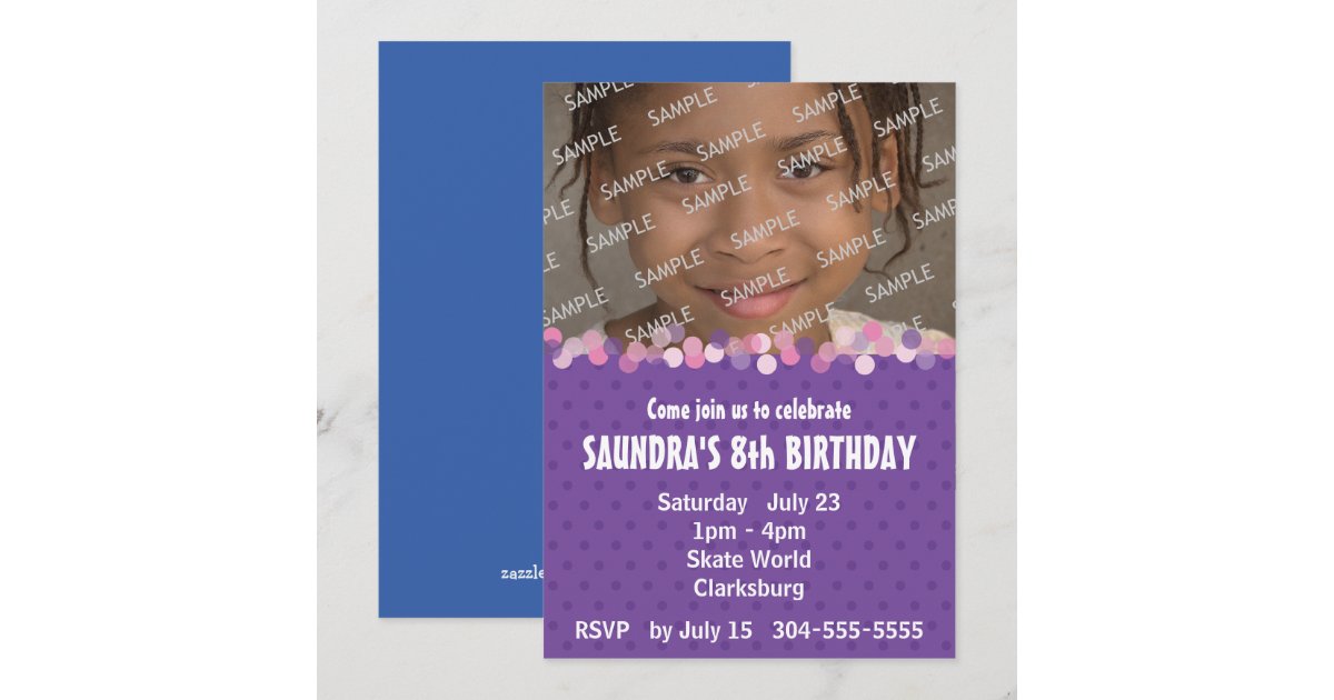 Girl's Birthday Party Invitation | Zazzle