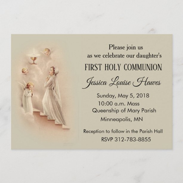 Catholic Mass Invitations | Zazzle