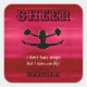 Girls Cheerleading Cheerleader Flyer Sticker | Zazzle