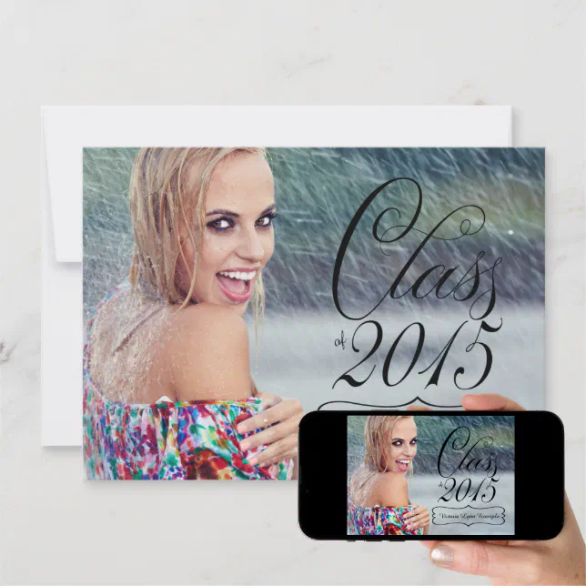 Girls Class of 2015 Graduation Invitation | Zazzle