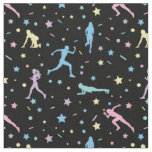 Marathon Runner Fabric | Zazzle