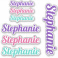 Girls Custom Name Vinyl Decals Personalized Kids | Zazzle