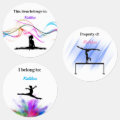 Girls Customizable Gymnastics Labels | Zazzle