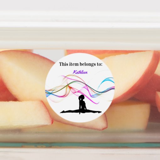 Girls Customizable Gymnastics Labels | Zazzle