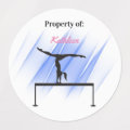 Girls Customizable Gymnastics Labels | Zazzle