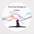 Girls Customizable Gymnastics Labels | Zazzle