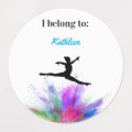 Girls Customizable Gymnastics Labels | Zazzle