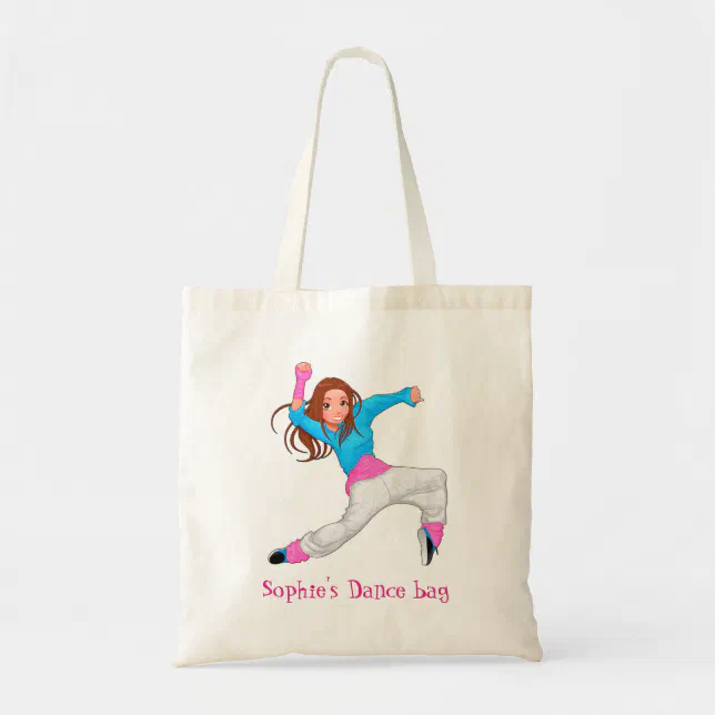 Girl's Dance cute hip hop ballet bag | Zazzle