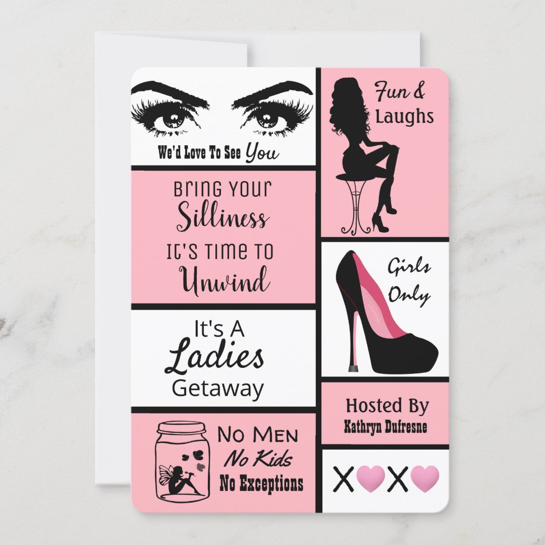 Girls Getaway Invitation | Zazzle