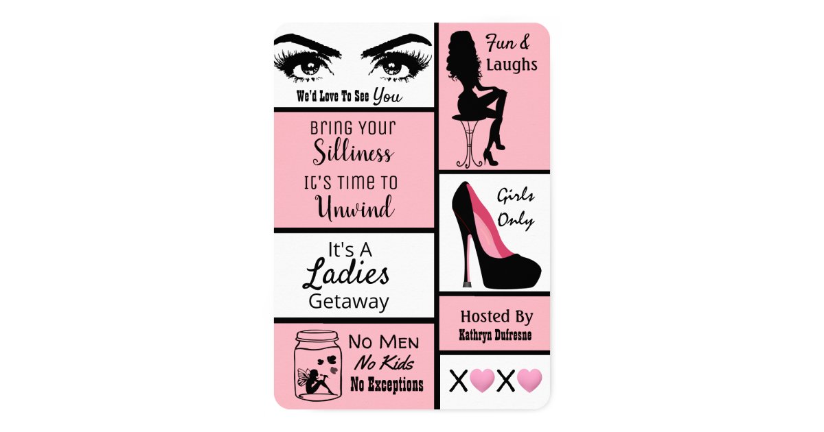 Girls Getaway Invitation | Zazzle.com