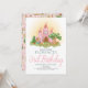 Girls Girly Pink Princess Fairytale Kids Birthday Invitation | Zazzle