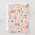 Girls Girly Pink Princess Fairytale Kids Birthday Invitation | Zazzle