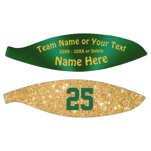 Girls Green and Gold Personalised Basketball Ball | Zazzle