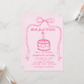 Girls Just Wanna Be ONE first birthday Invitation | Zazzle